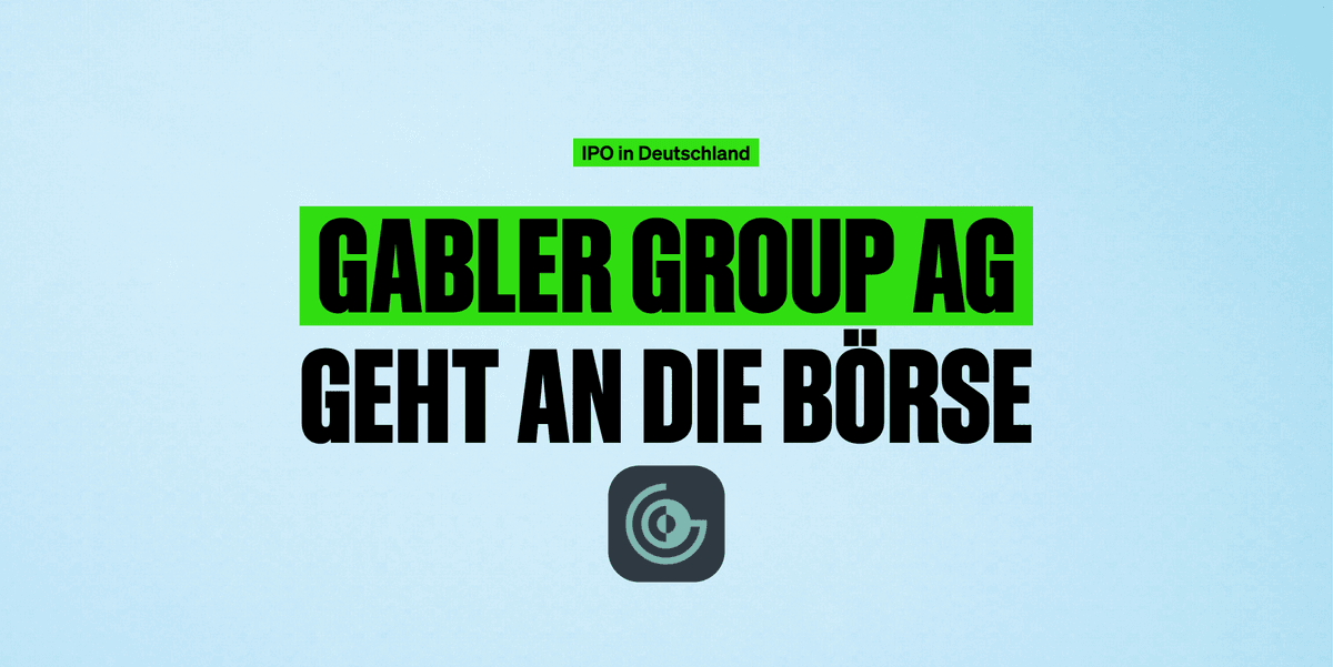IPO in Deutschland: Gabler Group AG geht an die Börse
